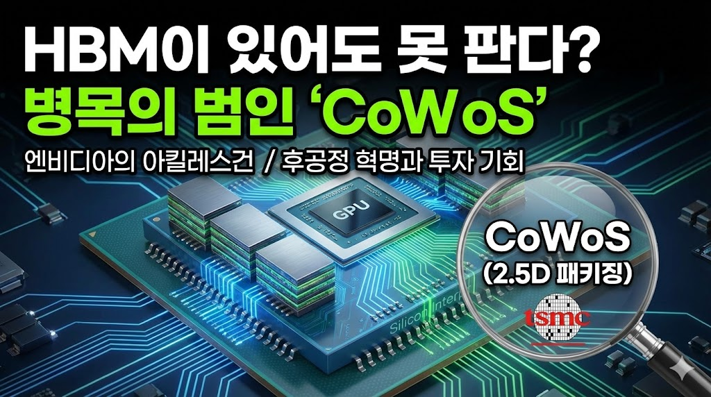 HBM이 있어도 못 판다? 병목의 범인 CoWoS - 플팍스(plpax)