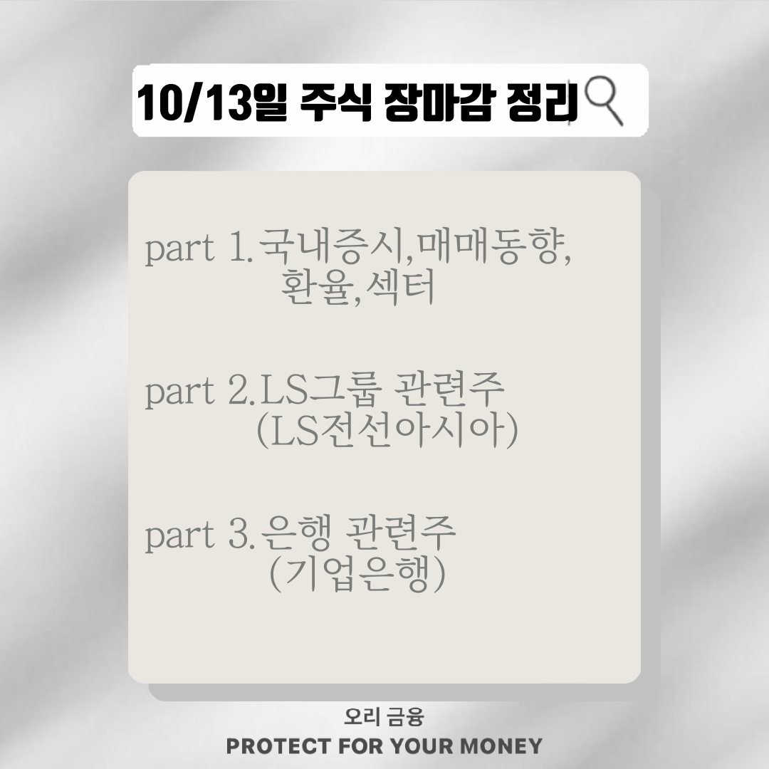 10월 13일 오후 주식 시황 - 플팍스(plpax)