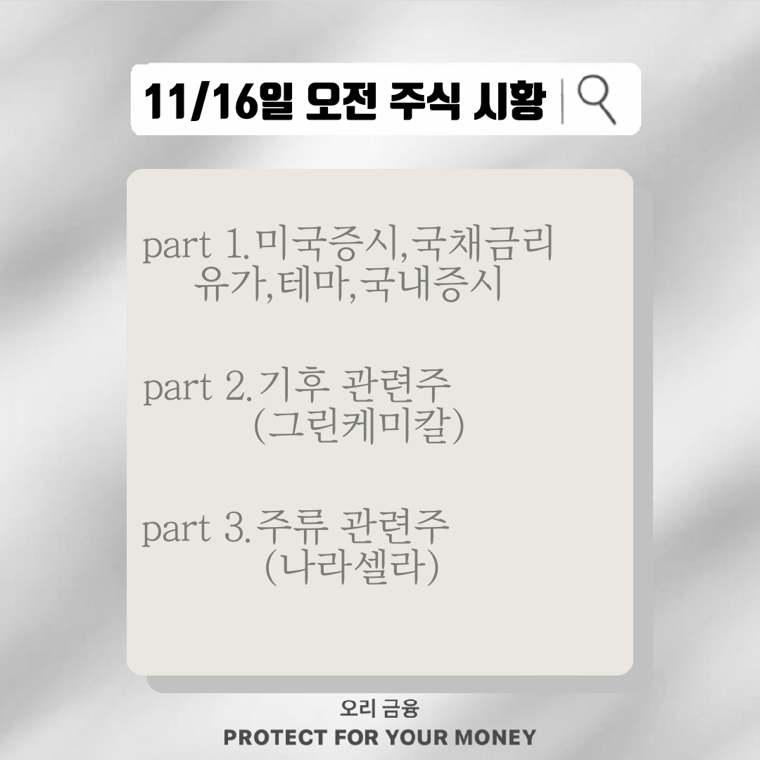 11월 16일 오전 주식 시황 - 플팍스(plpax)