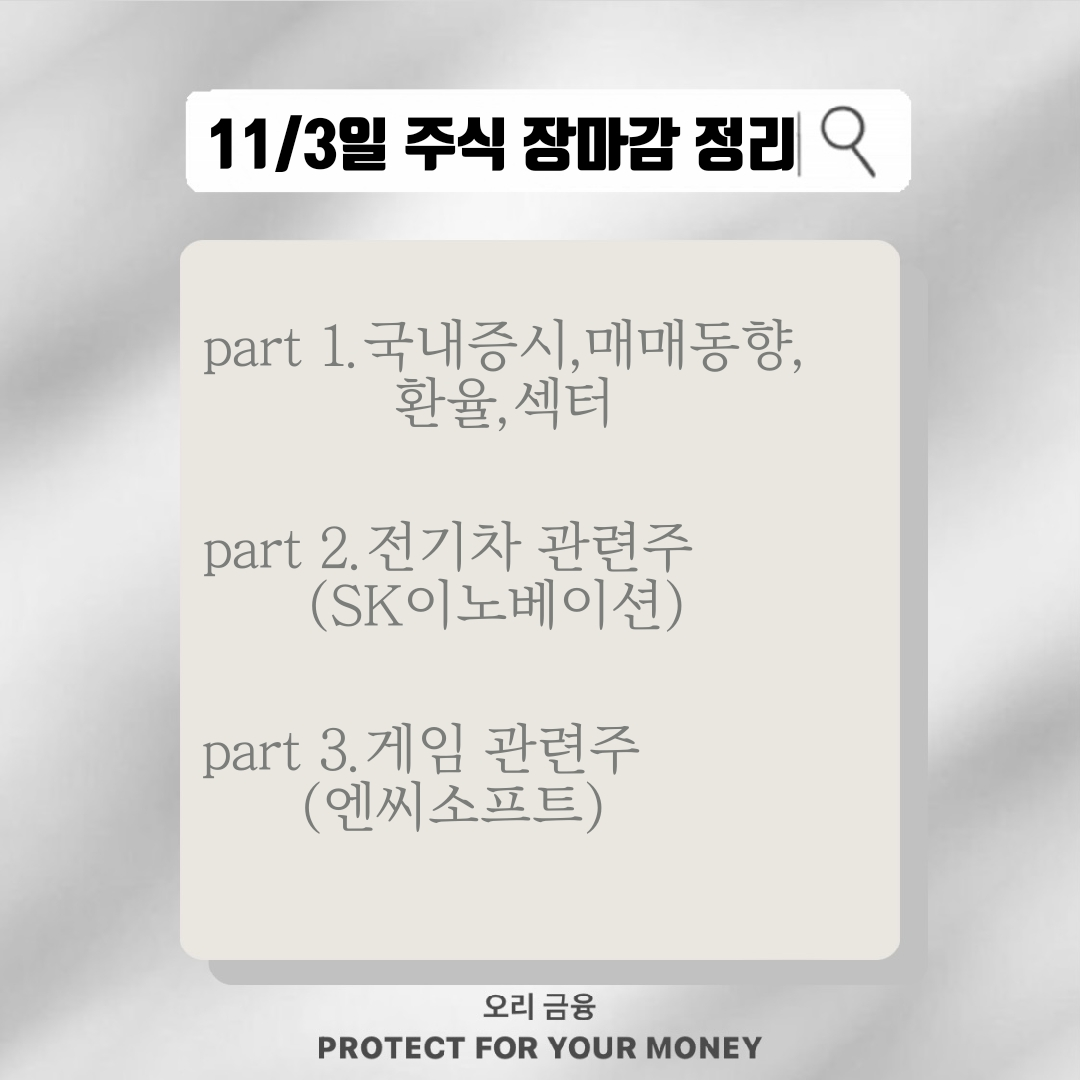 11월 3일 오후 주식 시황 - 플팍스(plpax)