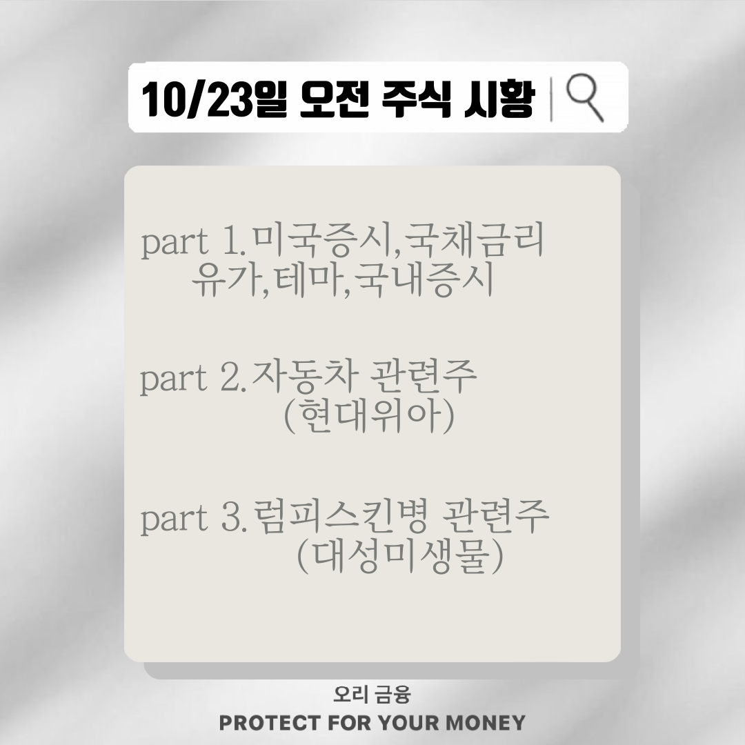 10월 23일 오전 주식 시황 - 플팍스(plpax)