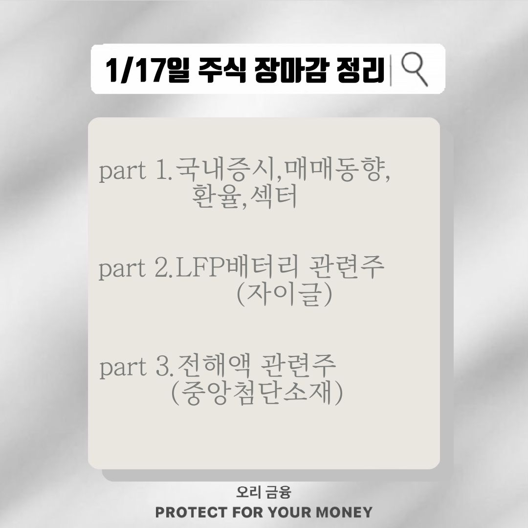 1월 17일 오후 주식 시황 - 플팍스(plpax)