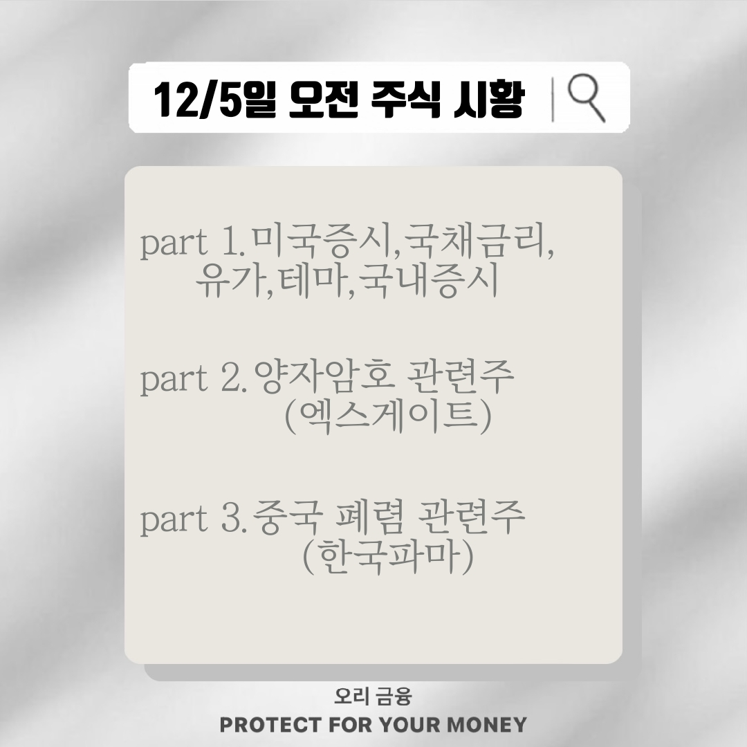 12월 5일 오전 주식 시황 - 플팍스(plpax)