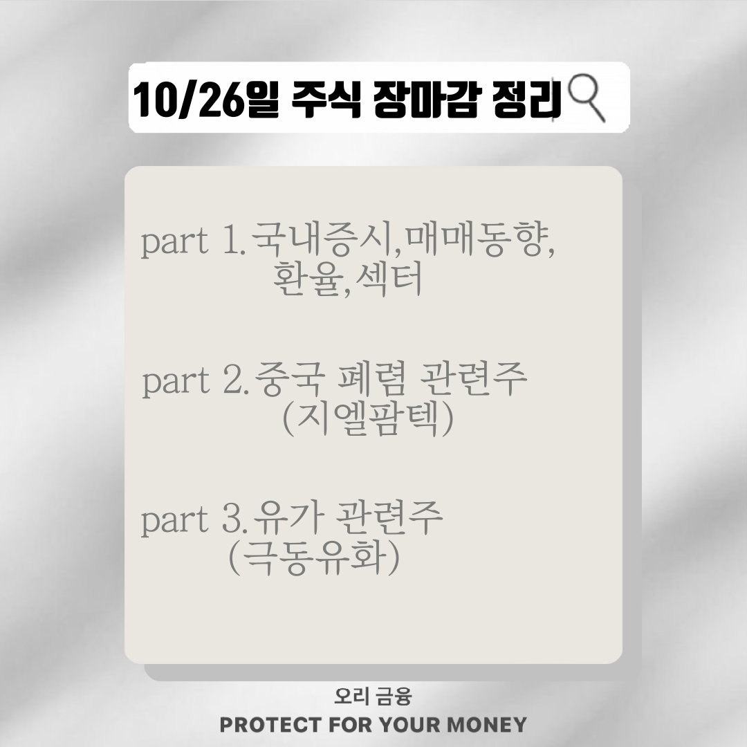 10월 26일 오후 주식 시황 - 플팍스(plpax)