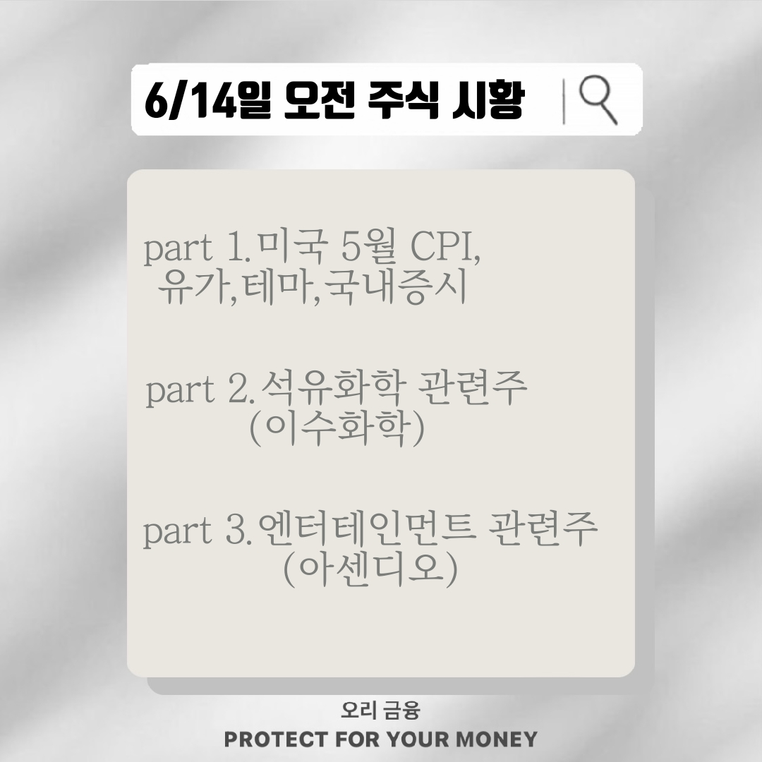 6월 14일 오전 주식 시황 - 플팍스(plpax)