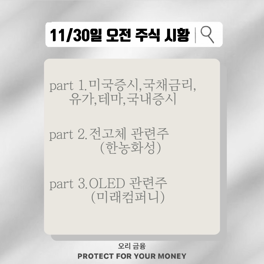 11월 30일 오전 주식 시황 - 플팍스(plpax)