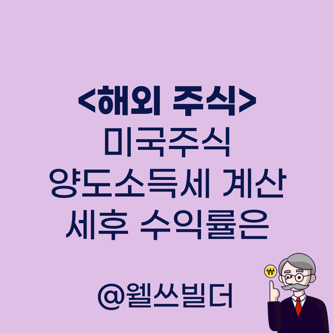 미국주식 양도소득세 계산과 세후수익률 - 플팍스(plpax)