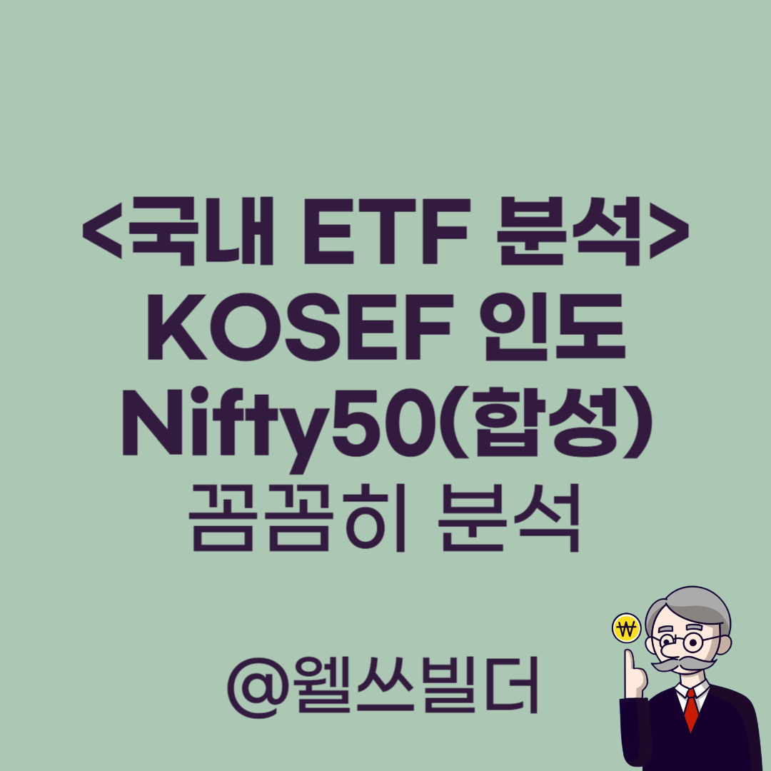 인도 ETF KOSEF 인도Nifty50(합성) ETF 분석 - 플팍스(plpax)