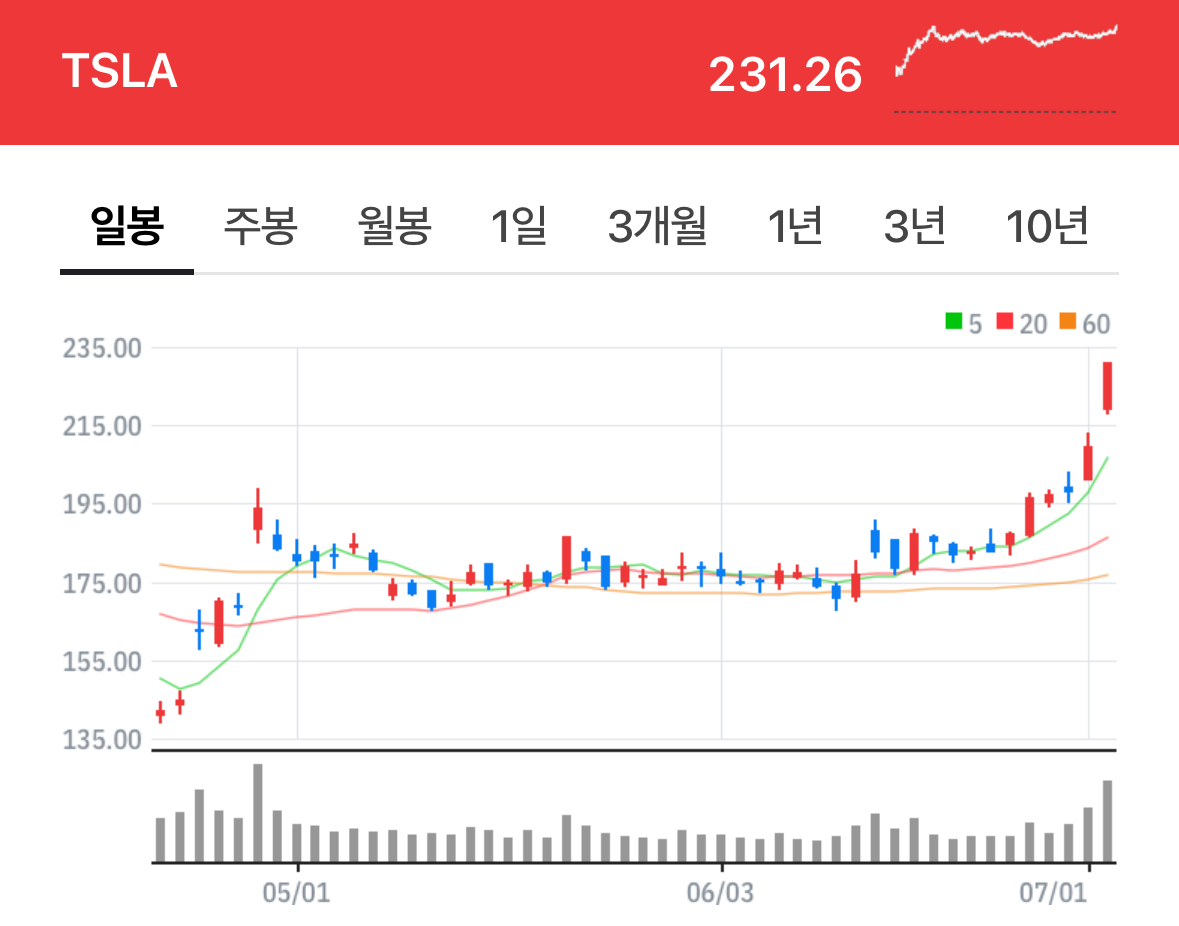 테슬라 주가 분석: 2024년 7월 업데이트 - 플팍스(plpax)