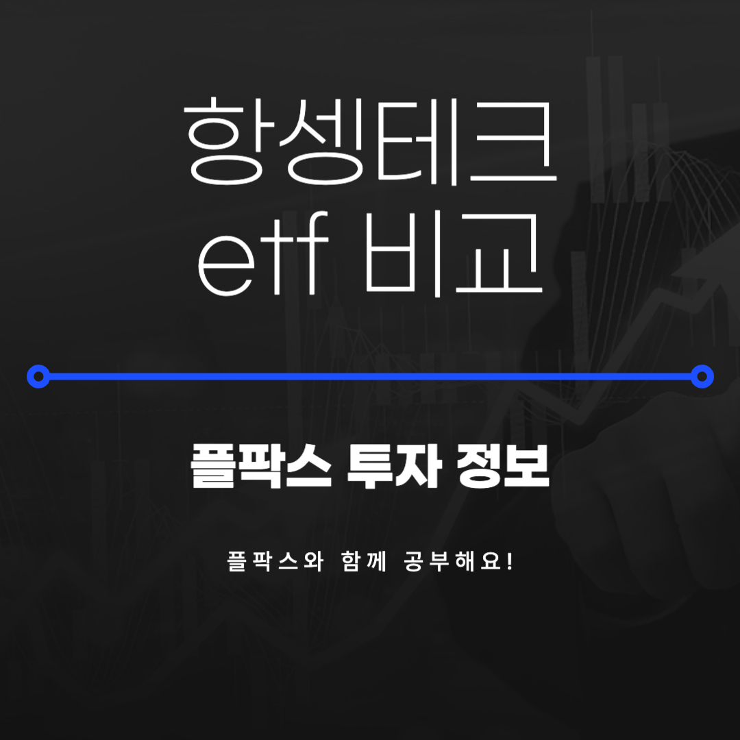 항셍테크 etf 비교 - 플팍스(plpax)