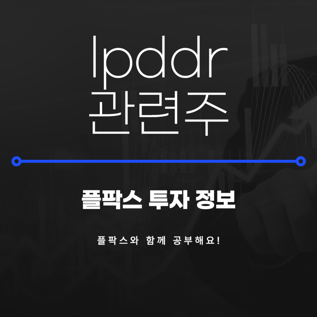 lpddr 관련주 - 플팍스(plpax)