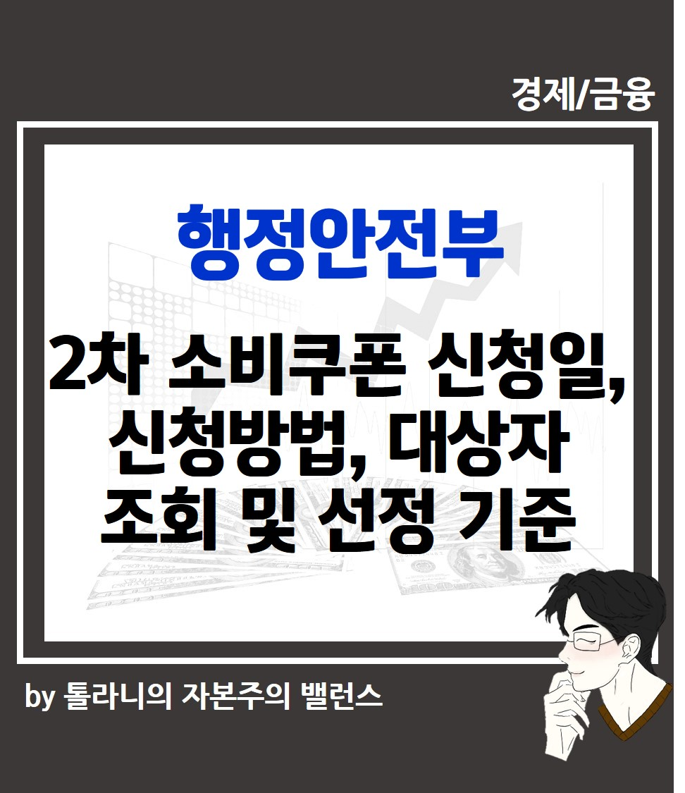 2차 소비쿠폰 신청일, 대상자 조회, 선정 기준, 신청 방법 등 개요 및 지원 내용 - 플팍스(plpax)