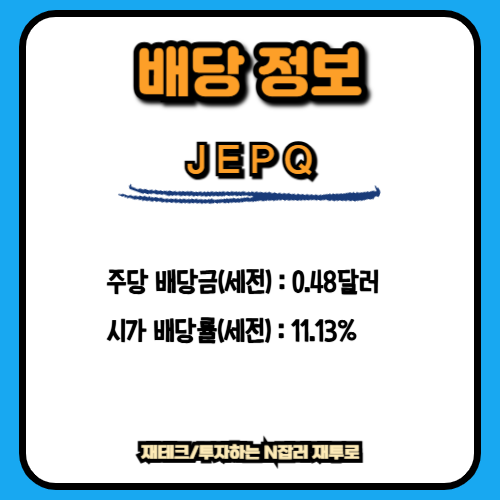 [해외 ETF] 배당 정보_(JEPQ) - 플팍스(plpax)